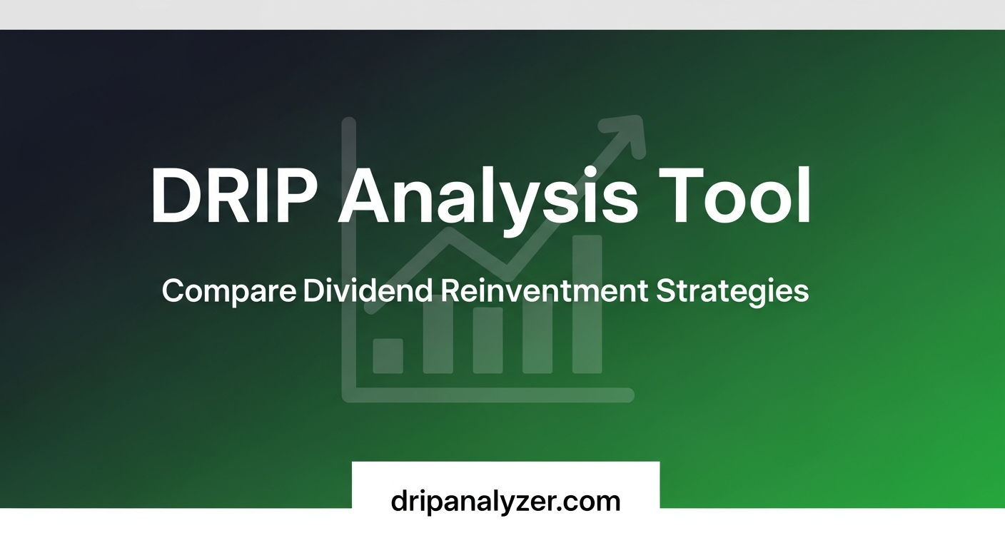 DRIP Analysis Tool — Compare Dividend Reinvestment Strategies ...